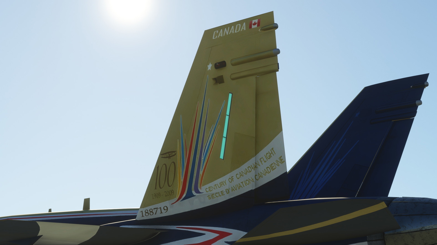 F/A-18C Legacy Hornet RCAF Century Hornet (4K) for Microsoft Flight ...