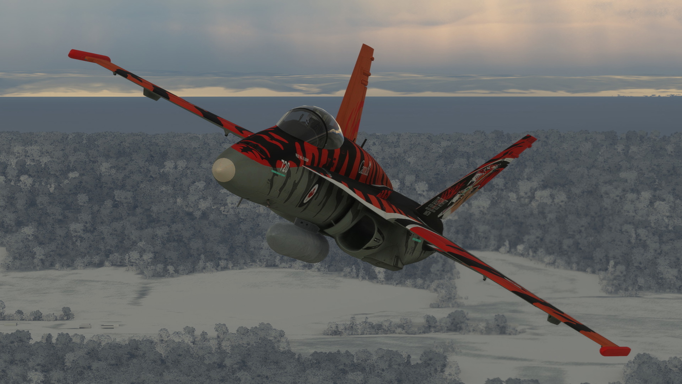 F/A-18C Legacy Hornet RCAF Tiger Meet (4K) for Microsoft Flight ...