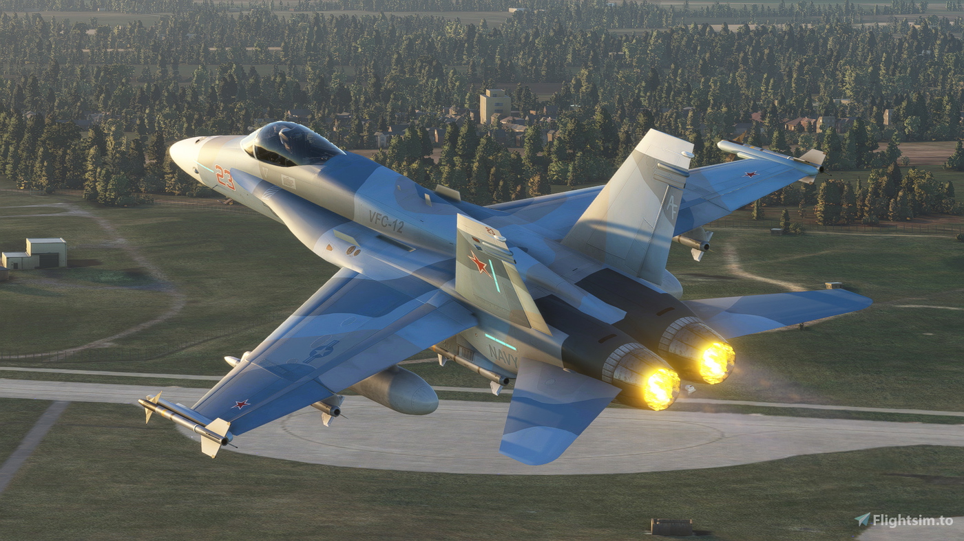 F/A-18C Legacy Hornet VFC-12 Fighting Omars (4K) for Microsoft Flight Simulator | MSFS