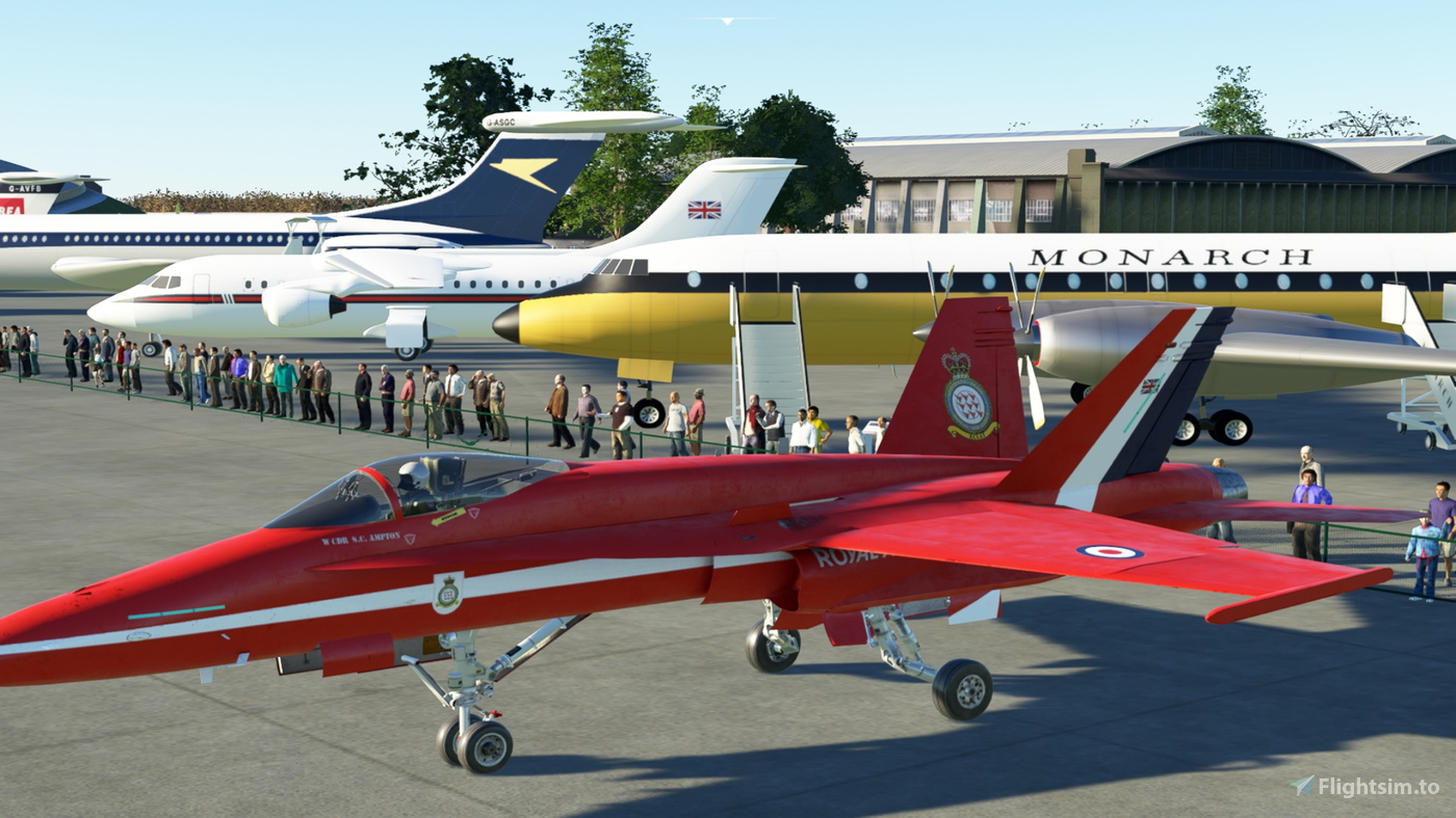 F/A18C Red Arrows for Microsoft Flight Simulator | MSFS
