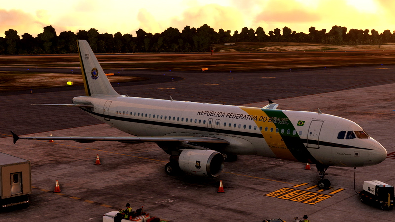 FAB - Brazilian presidential airplane - (VC-1A) - 8k-resolution - Fenix ...