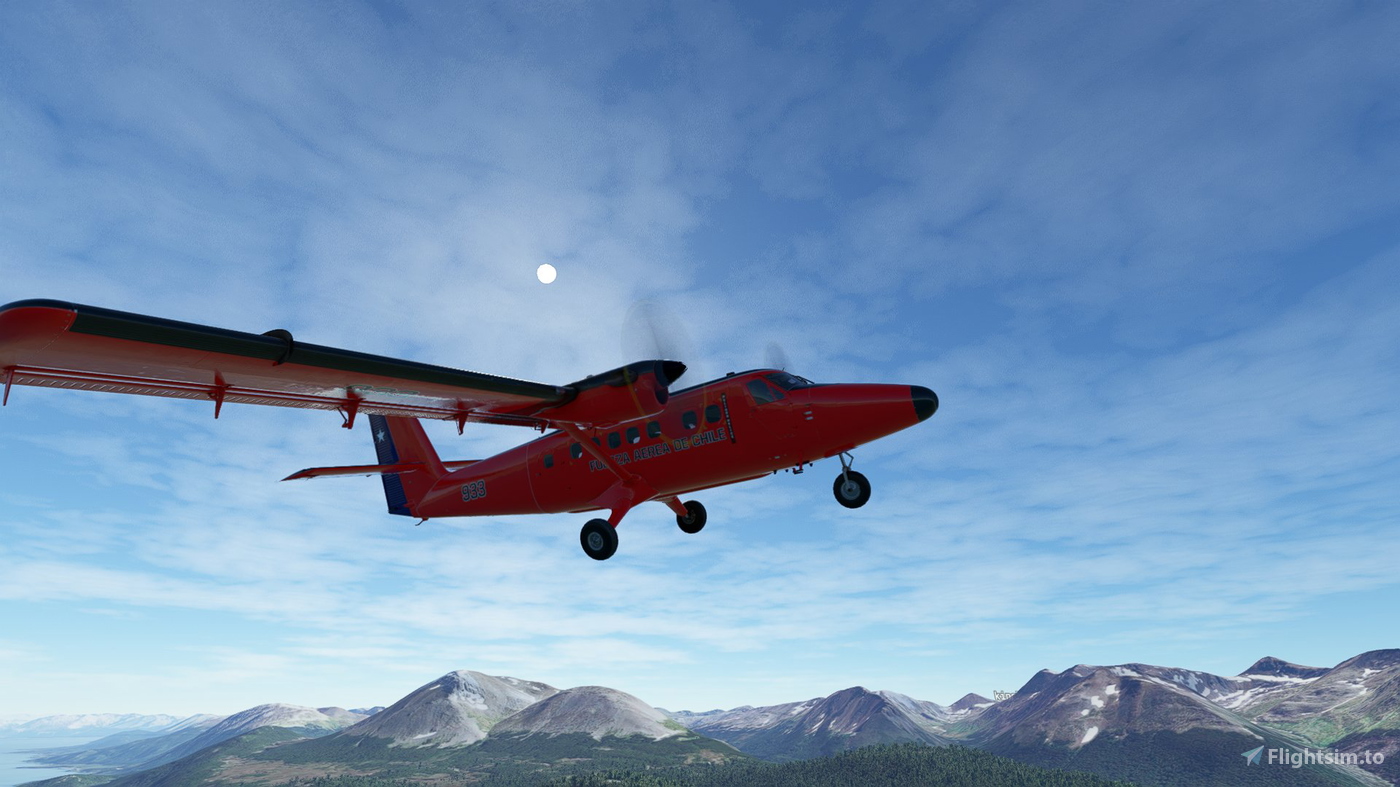 FACH-933 - Fuerza Aérea de Chile-DHC6-300_Wheels_Pax & Ski Cargo for ...