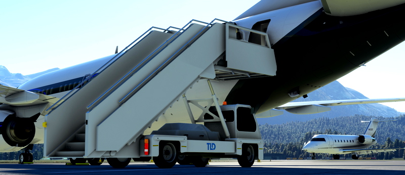 FBO Maintenance van and blank stairs - PMDG Ground Service Equipment ...