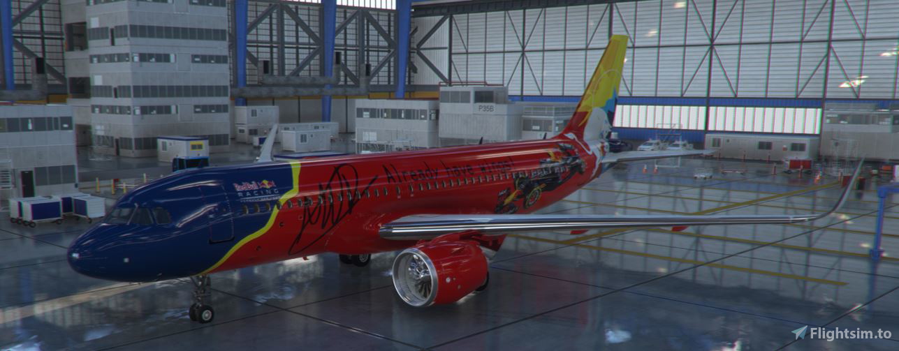 [A32NX] FBW A320 Red Bull "Max" for Microsoft Flight Simulator | MSFS