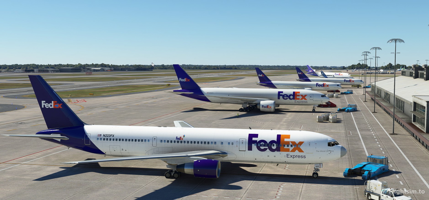 Federal Express Conversion Livery For Captain Sim B767-300 Freighter ...