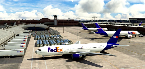 Federal Express Conversion Livery For Captain Sim B767-300 Freighter ...