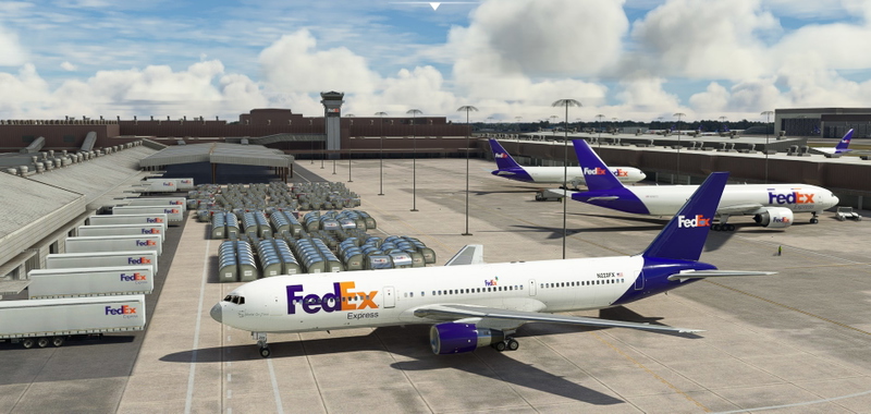 Federal Express Conversion Livery For Captain Sim B767-300 Freighter ...
