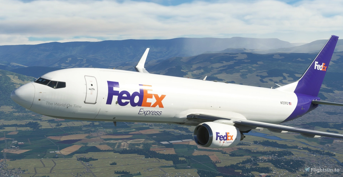 FedEx / Federal Express PMDG B737-800BCF for Microsoft Flight Simulator ...