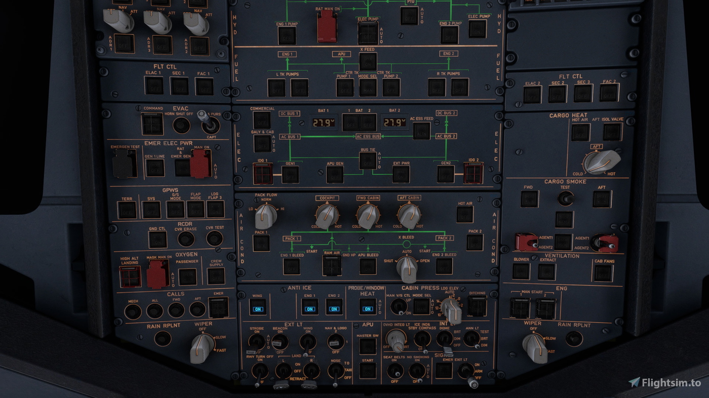 FENIX A320-200 REALISTIC CAMERA VIEWS for Microsoft Flight Simulator | MSFS