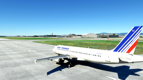 FENIX A320 Air France F-GFKC (Habsheim) 8K » Microsoft Flight Simulator