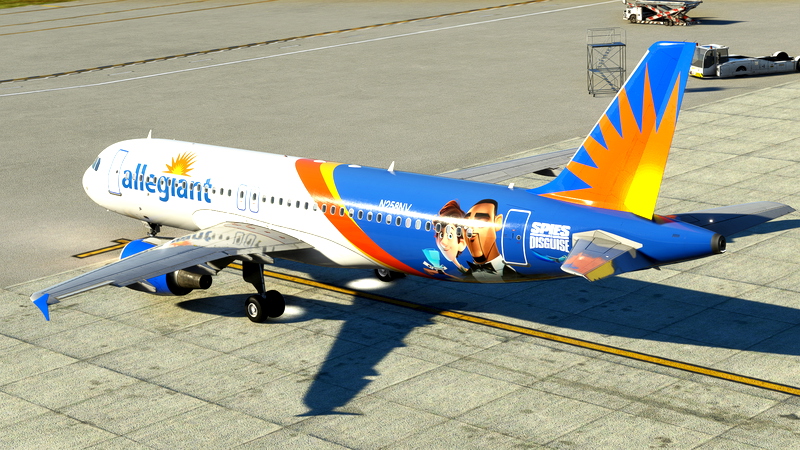 FENIX A320 Allegiant 'Spies in Disguise' Special Livery | N258NV for ...