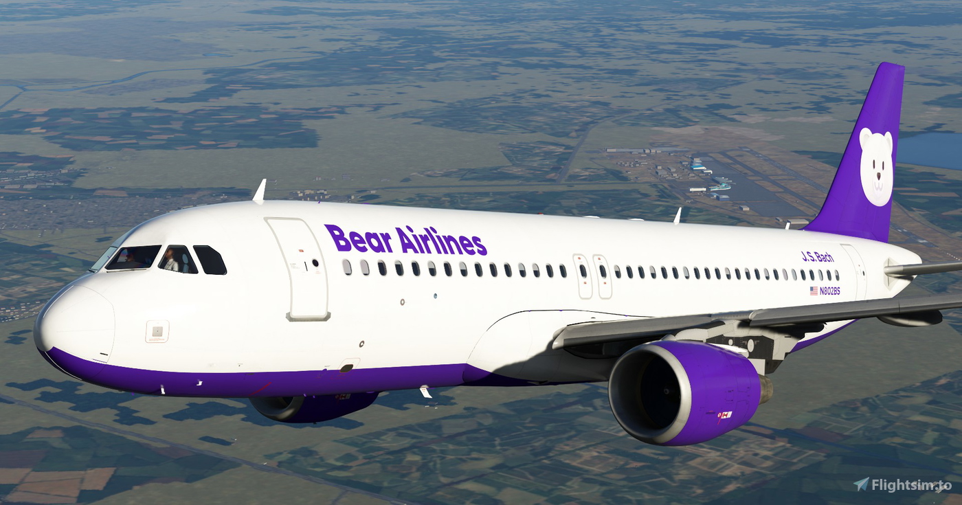 Fenix A320 // Bear Airlines (Virtual Airline) liveries. for Microsoft ...