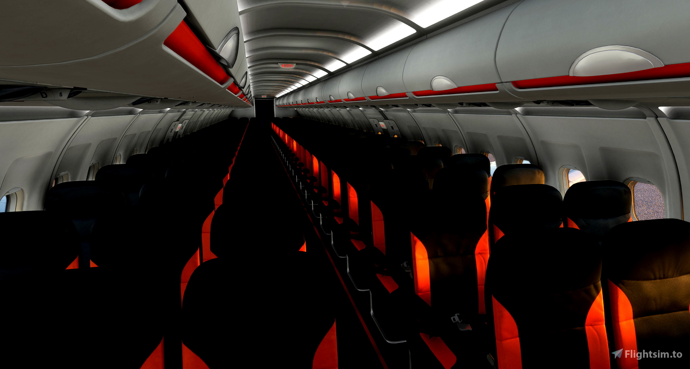 [FENIX A320] | Easyjet G-EZUC 'NANTES' Livery | [8K] Cabin Seats for ...