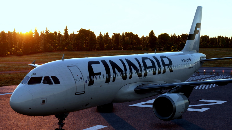 Fenix A320 FINNAIR OH-LXK A320-214, CF56 ENG [4K&8K] for Microsoft Flight Simulator | MSFS