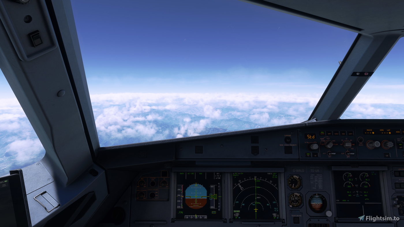 Fenix A320 Flightdeck and Cabin Views for Microsoft Flight Simulator | MSFS