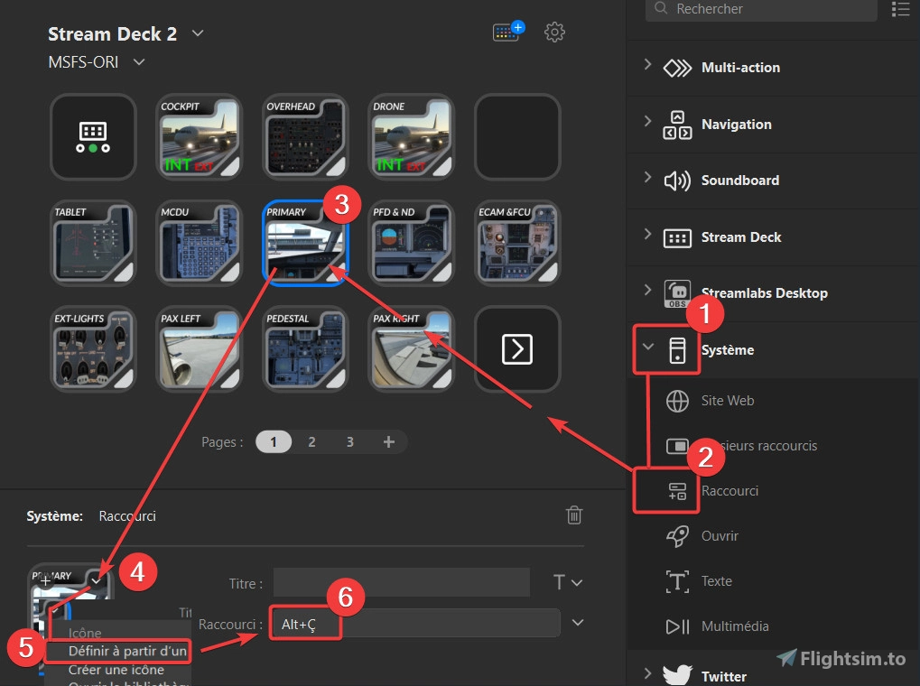 FENIX A320 ICONS for STREAMDECK (v2.0) for Microsoft Flight Simulator ...
