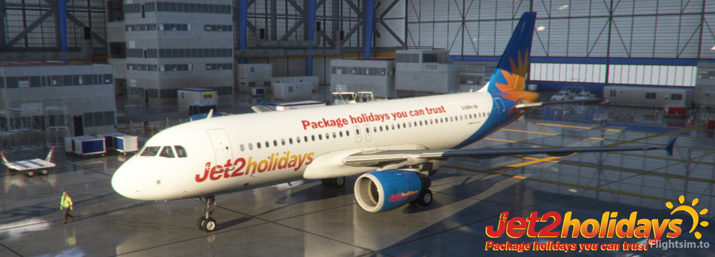 Fenix A320 Jet2 Holidays G-GDFA for Microsoft Flight Simulator | MSFS