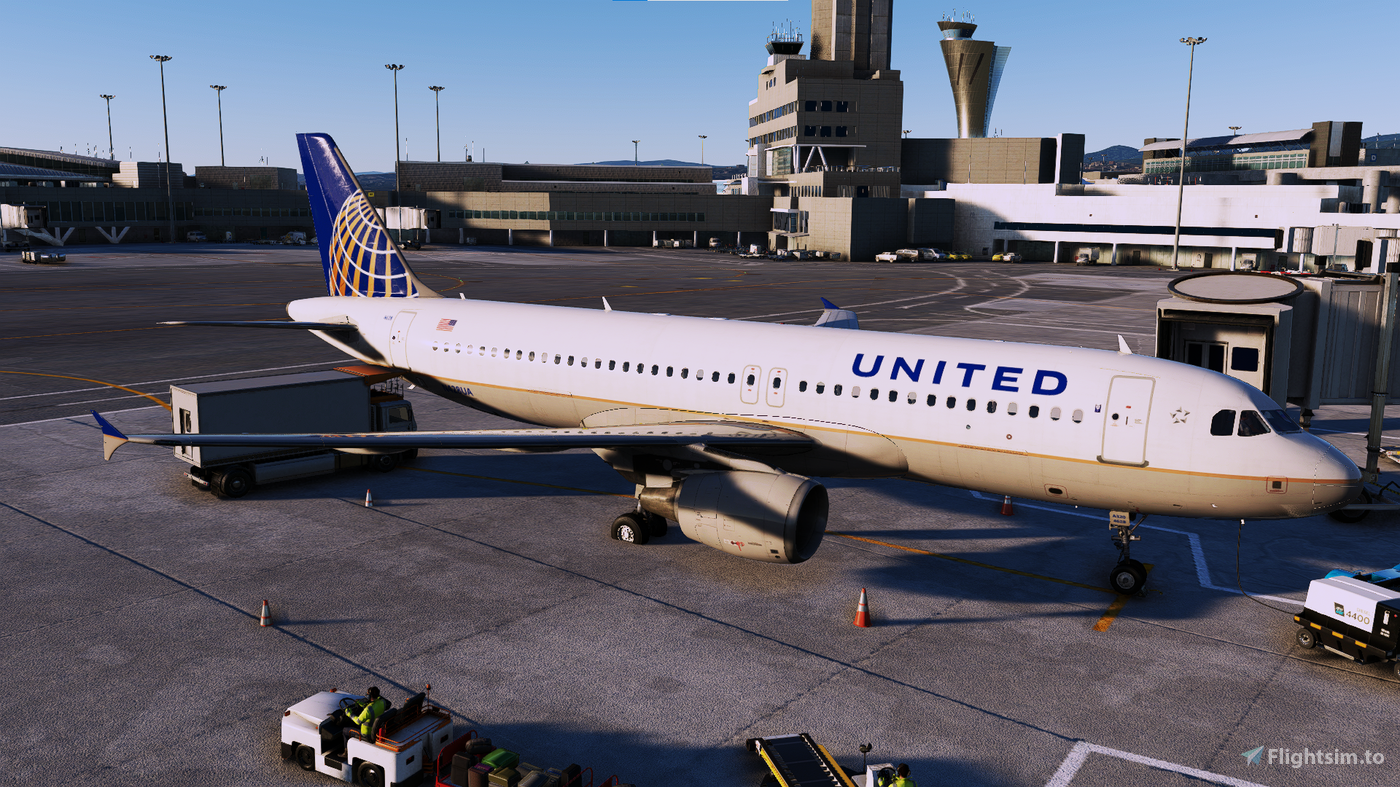 Fenix A320| United Airlines 2 pack for Microsoft Flight Simulator | MSFS