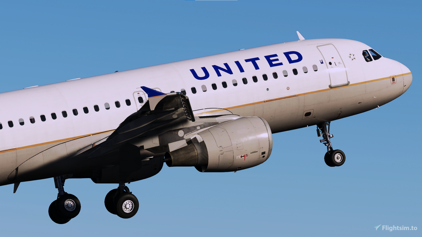 Fenix A320| United Airlines 2 pack for Microsoft Flight Simulator | MSFS