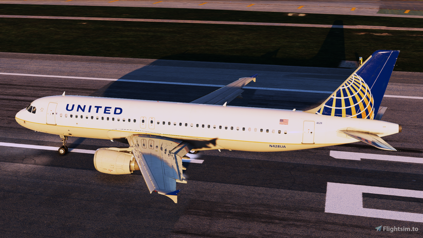 Fenix A320| United Airlines 2 pack for Microsoft Flight Simulator | MSFS
