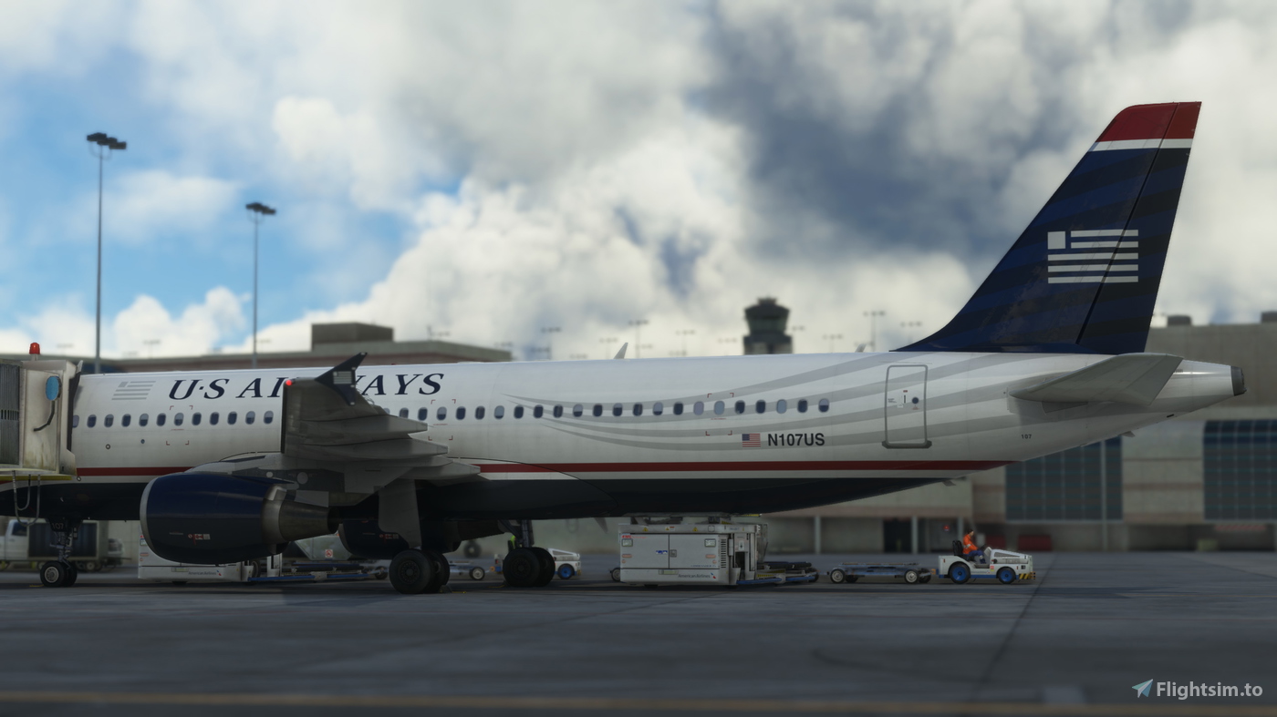 Fenix A320 US Airways N107US for Microsoft Flight Simulator | MSFS