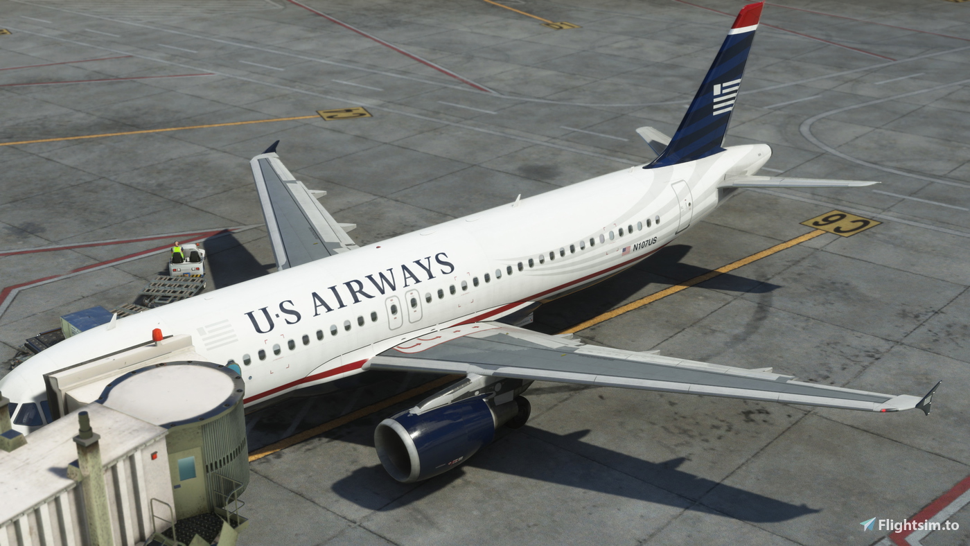 Fenix A320 US Airways N107US for Microsoft Flight Simulator | MSFS