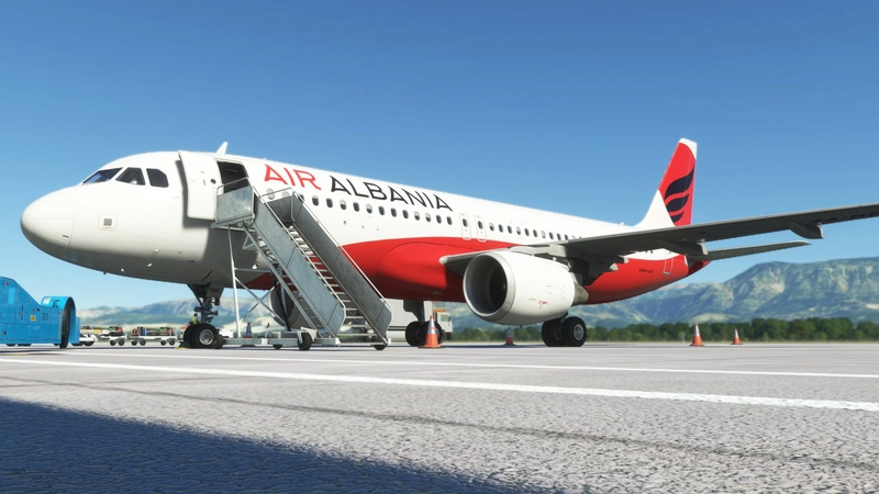 Fenix Airbus A320 Air Albania | 4K for Microsoft Flight Simulator | MSFS