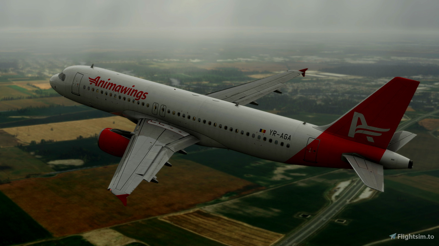 Fenix Airbus A320 Animawings | 4K for Microsoft Flight Simulator | MSFS