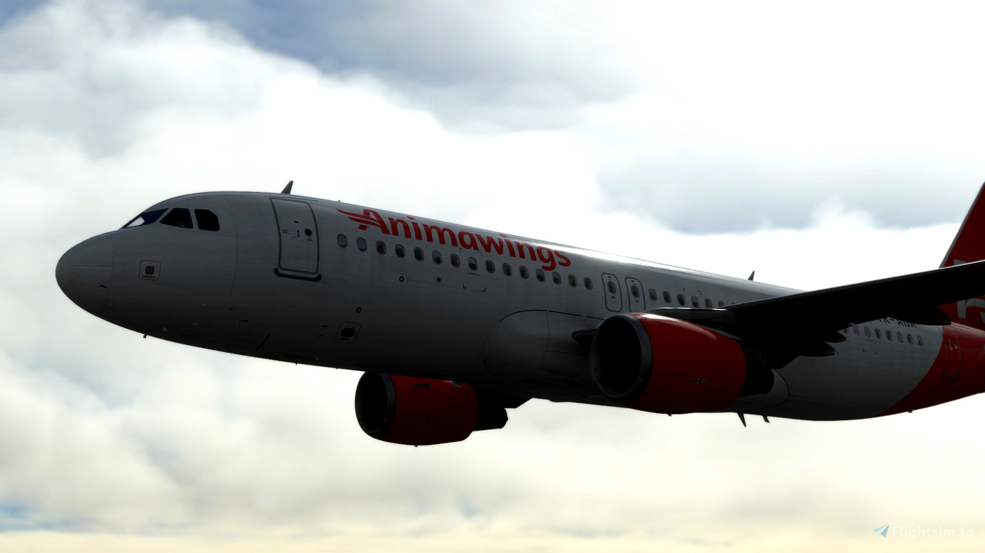 Fenix Airbus A320 Animawings | 4K for Microsoft Flight Simulator | MSFS