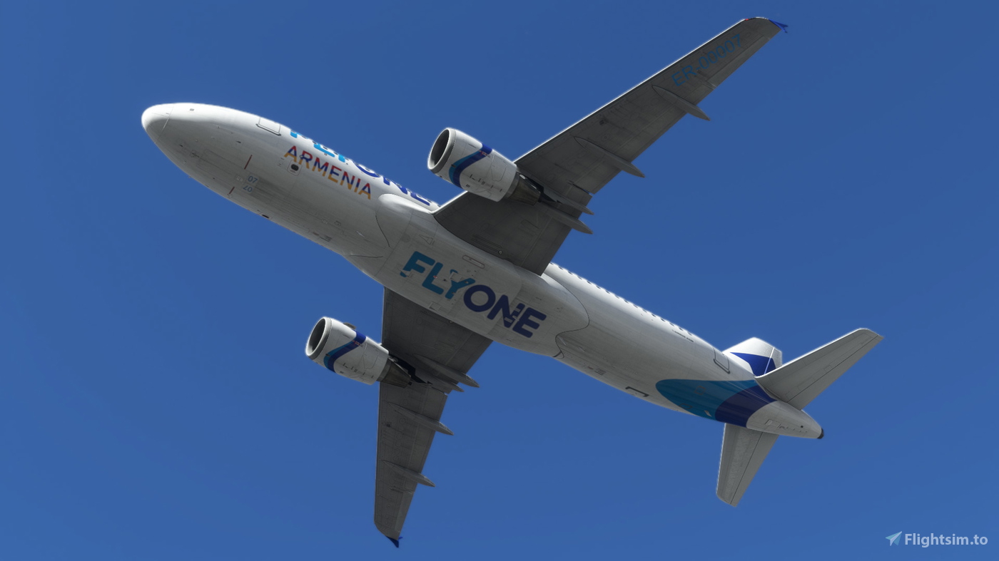 Fenix Airbus A320 FLYONE Armenia | 4K for Microsoft Flight Simulator | MSFS