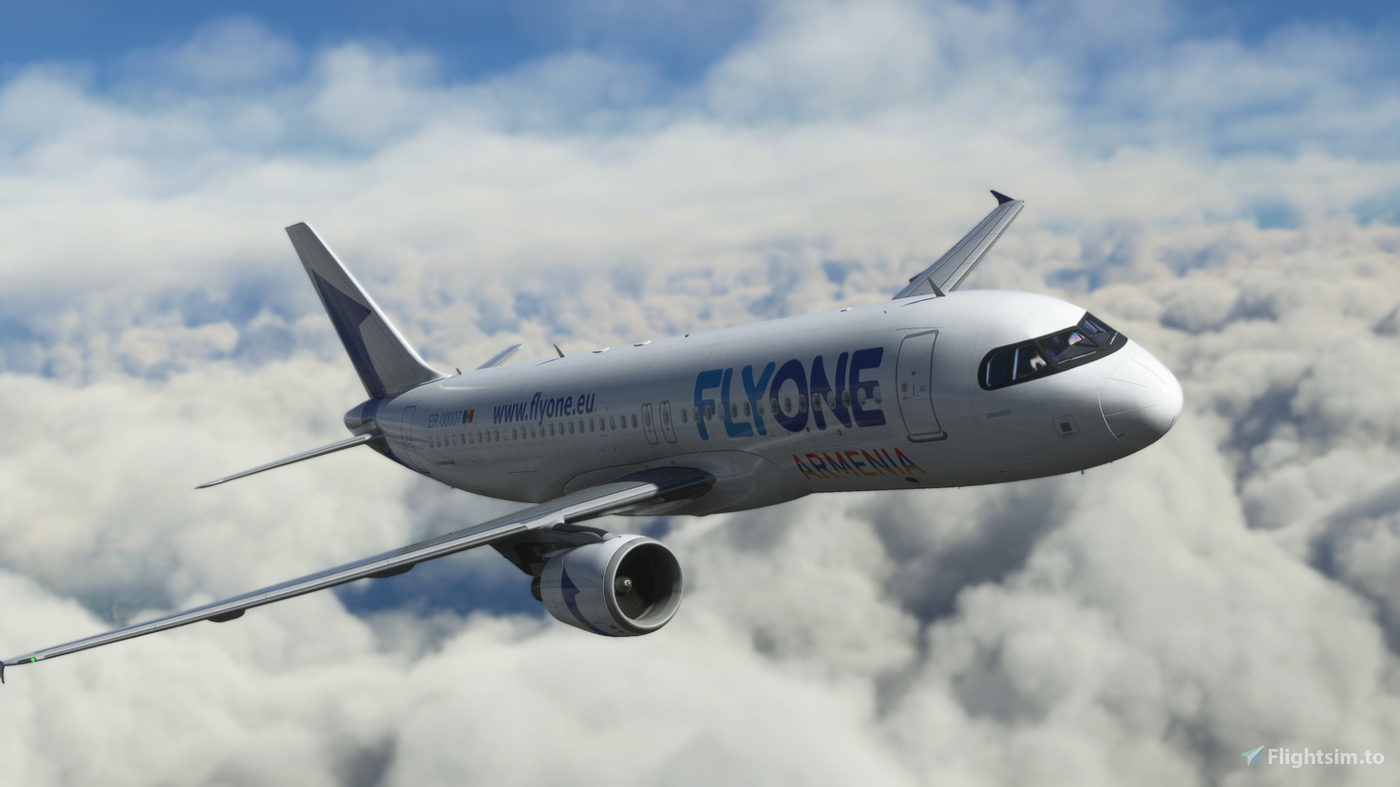 Fenix Airbus A320 FLYONE Armenia | 4K for Microsoft Flight Simulator | MSFS