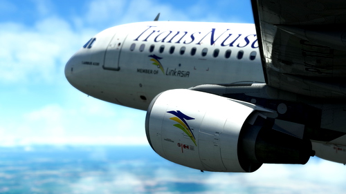Fenix Airbus A320 TransNusa | 4K for Microsoft Flight Simulator | MSFS