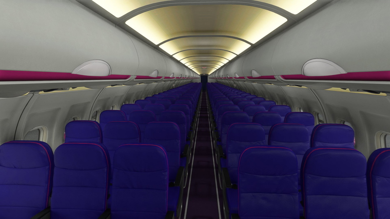 Fenix Airbus A320 Wizz Air | Cabin textures | 4K for Microsoft Flight Simulator | MSFS