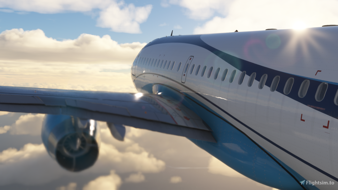 Fictional Private Airbus A319 (N285RH) - 8K for Microsoft Flight ...