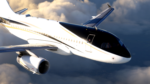 Fictional Private Airbus A319 (N582RH) - 8K for Microsoft Flight ...