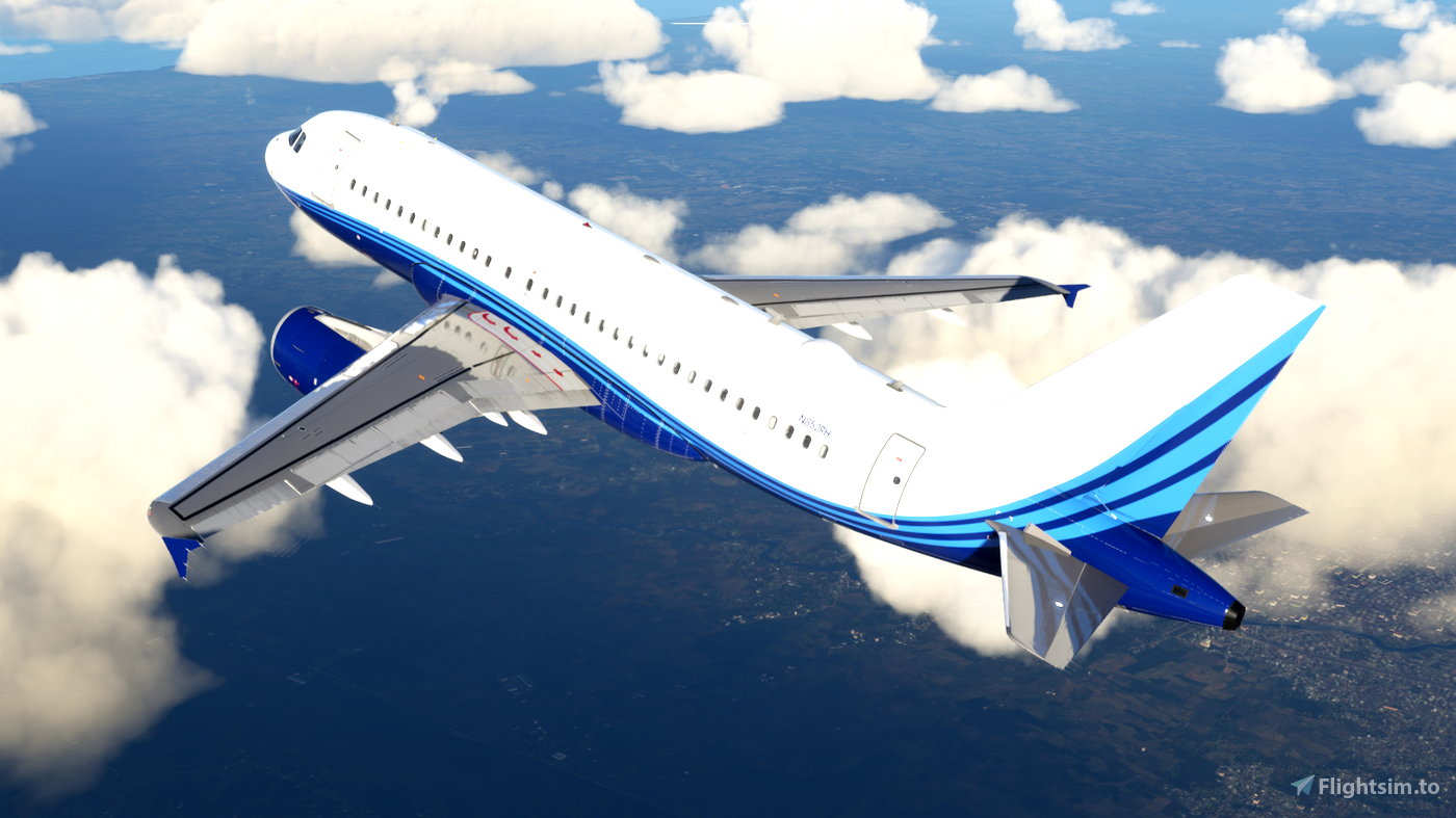 Fictional Private Airbus A319 (N852RH) » Microsoft Flight Simulator
