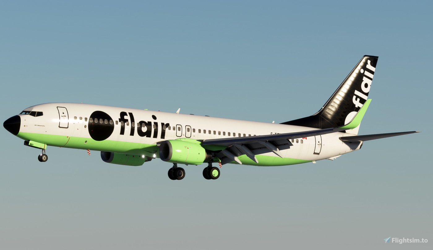 Flair Airlines C-FFLA - PMDG 737-800 for Microsoft Flight Simulator | MSFS
