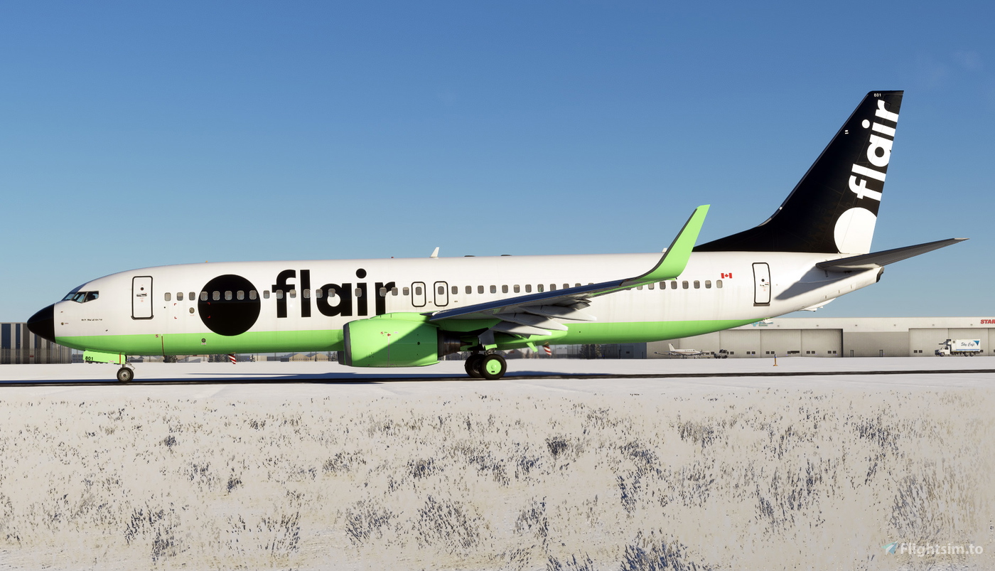 Flair Airlines C-FFLA - PMDG 737-800 for Microsoft Flight Simulator | MSFS