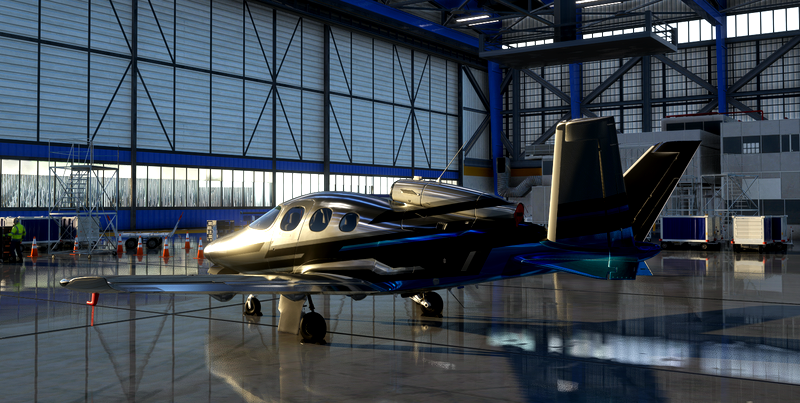 Flight FX – Cirrus SF50 Vision Jet G2 Fictional Blue Chrome Livery for ...