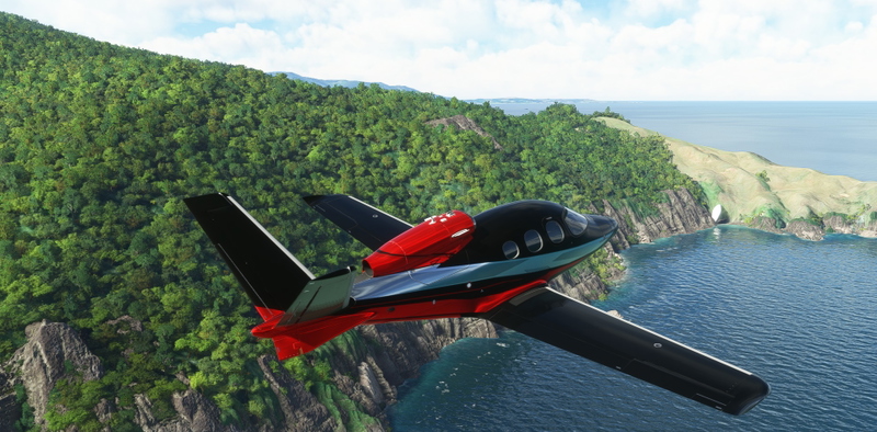 Flight FX – Cirrus SF50 Vision Jet G2 Red Fictional Livery for ...
