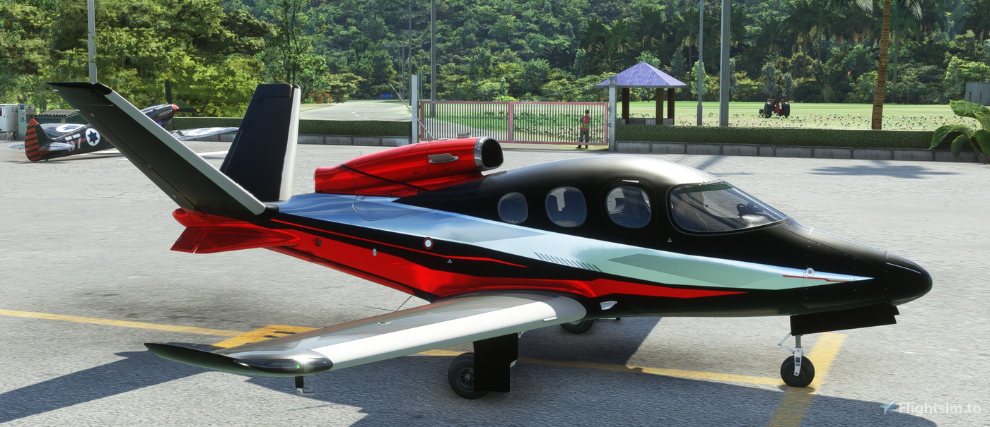 Flight FX – Cirrus SF50 Vision Jet G2 Red Fictional Livery for ...