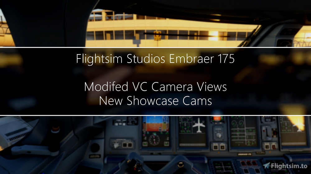 FSS E175 Modified VC and Showcase Views for Microsoft Flight Simulator ...
