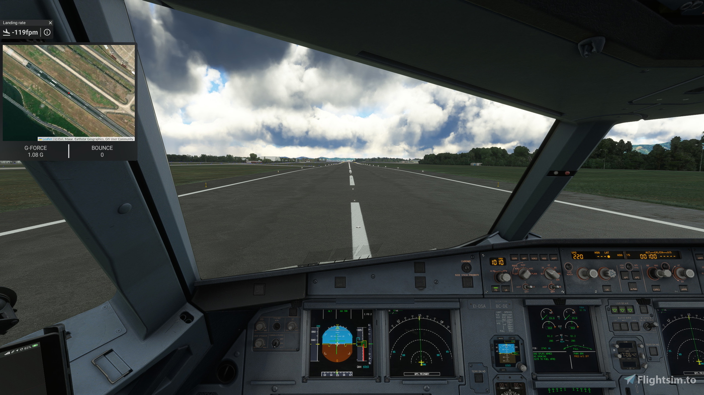 Flow Pro Widget: Landing rate for Microsoft Flight Simulator | MSFS