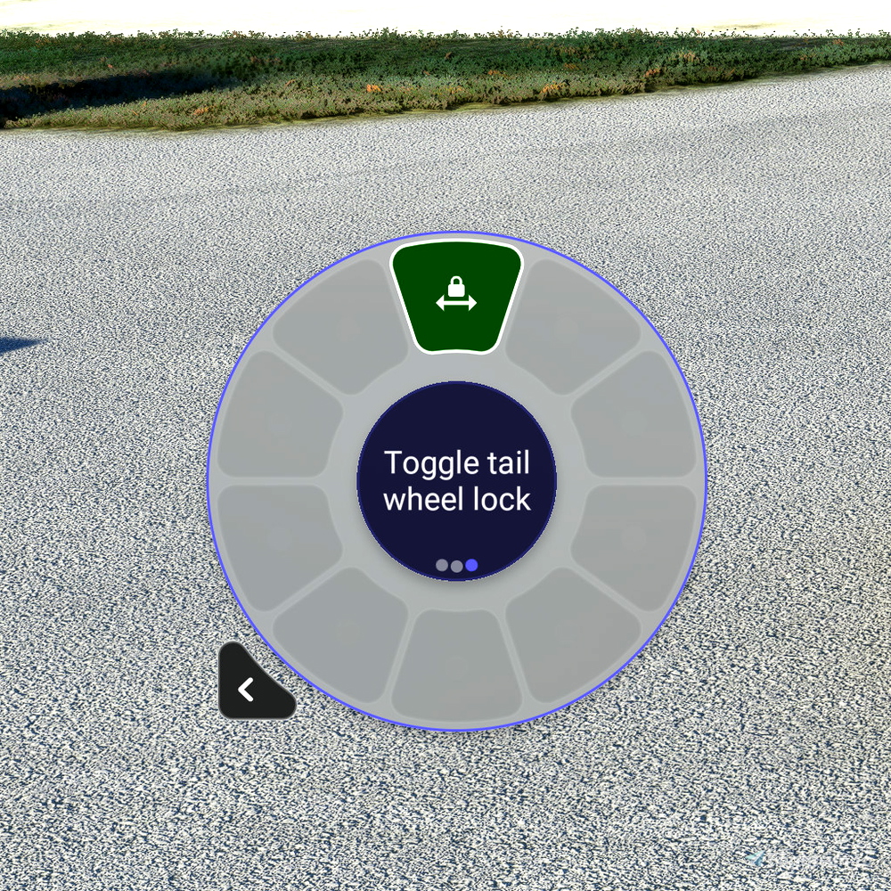 Flow Toggle Tail Wheel Lock for Microsoft Flight Simulator | MSFS
