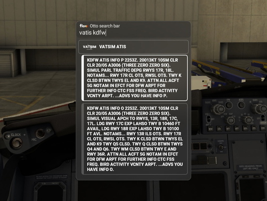 Flow VATSIM CTAF Lookup for Microsoft Flight Simulator | MSFS