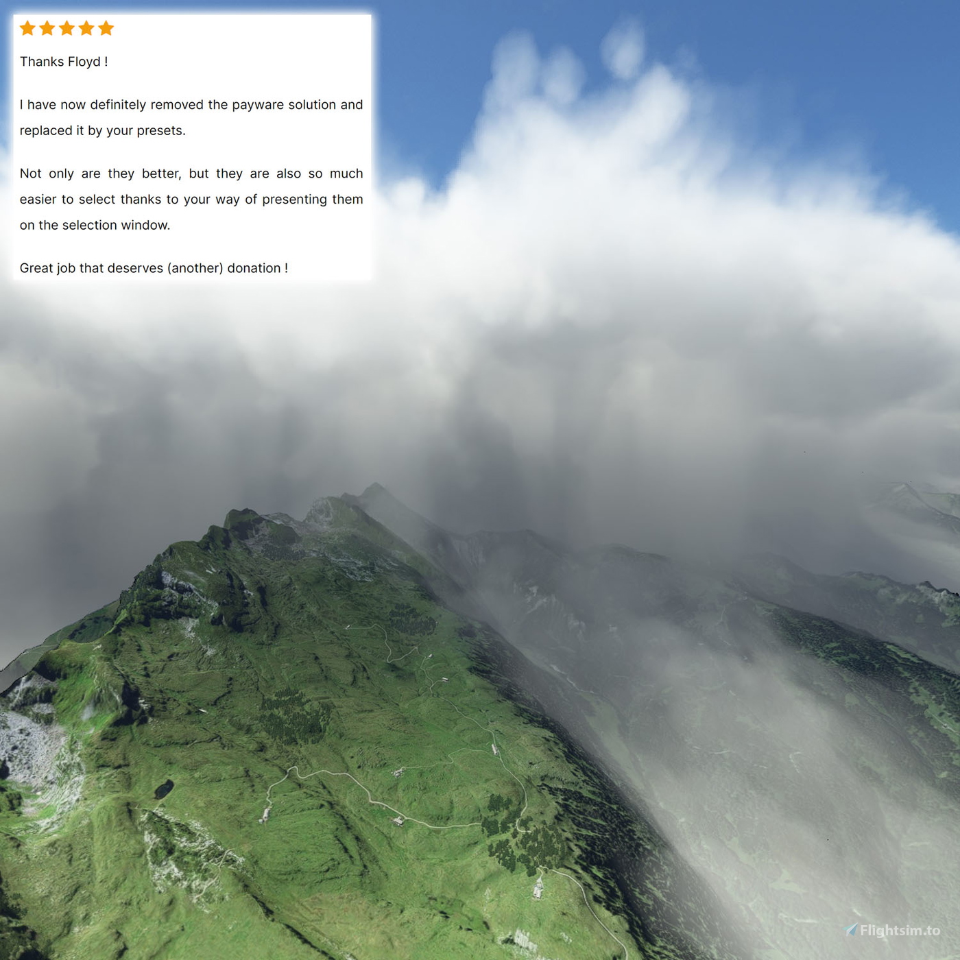 Floyds Epic Clouds für Microsoft Flight Simulator | MSFS