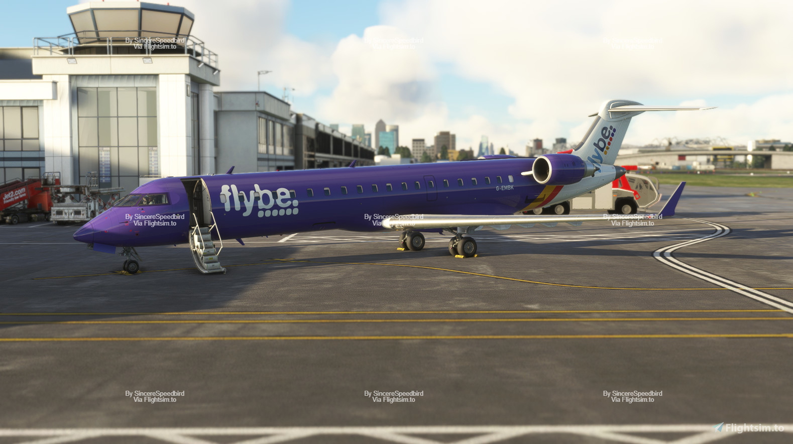 Flybe Purple | Aerosoft CRJ 700 [Fictional] for Microsoft Flight ...