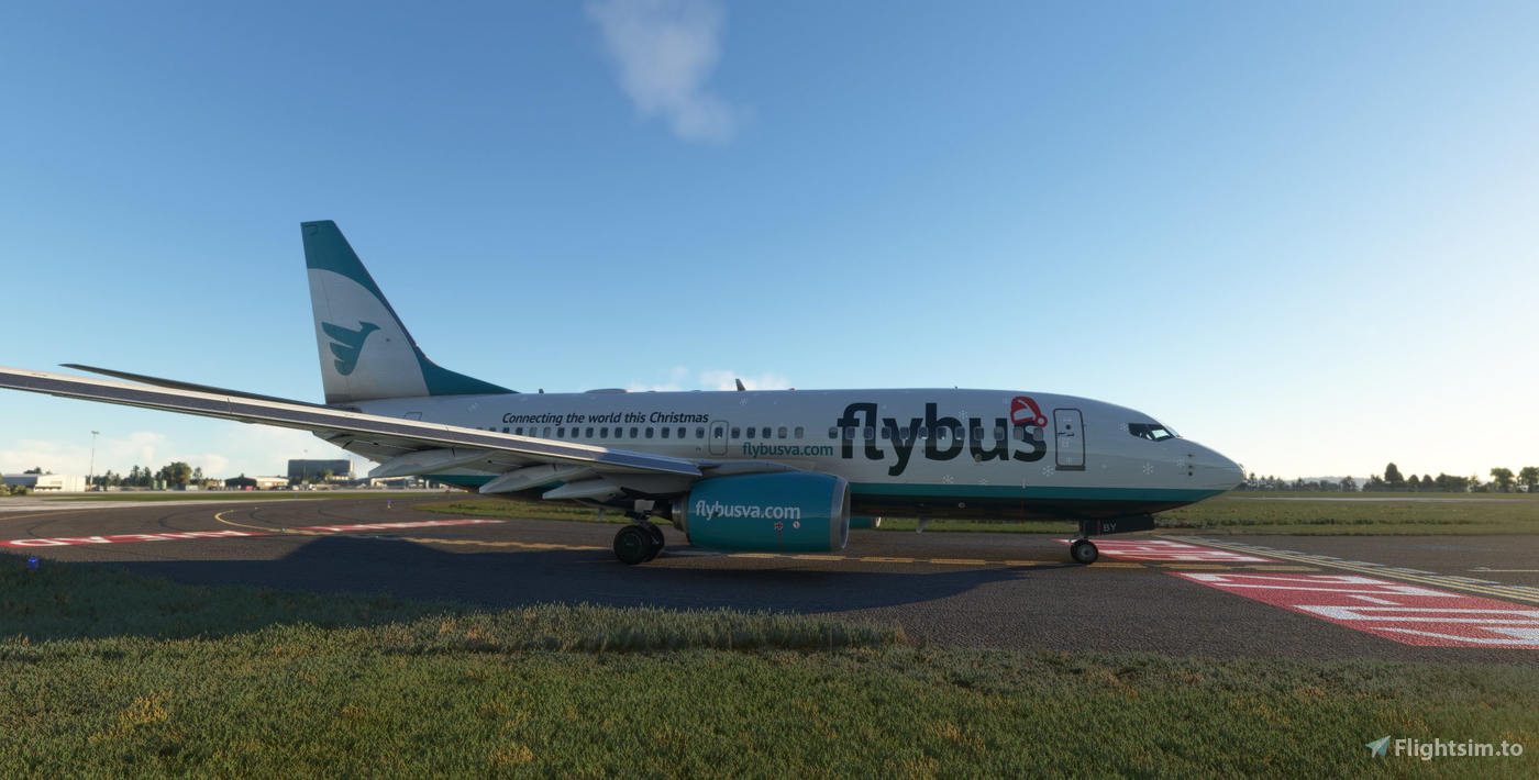 FlyBus 737-600 Christmas Livery for Microsoft Flight Simulator | MSFS