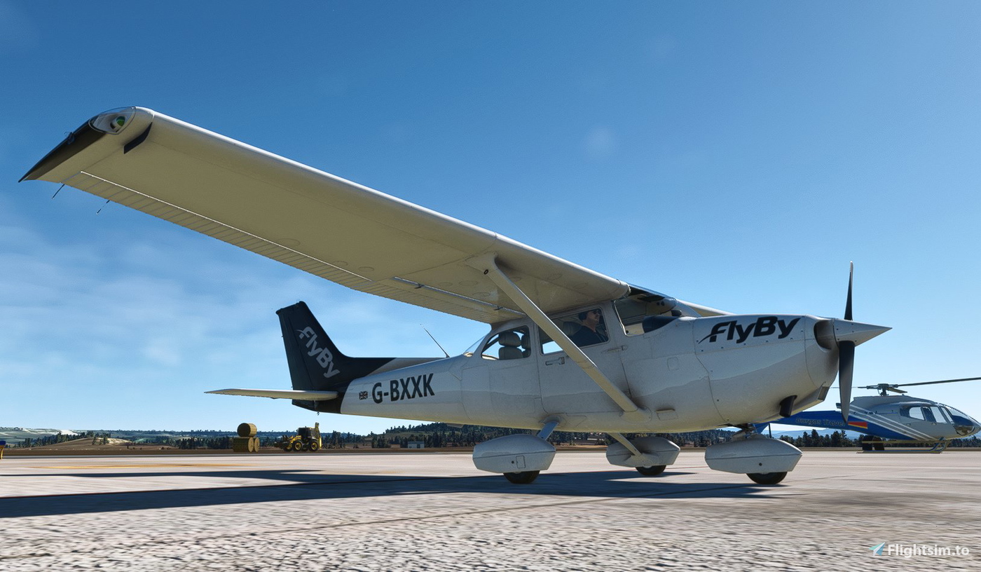 FlyBy C172 Livery (G-BXXK) (Classic Gauge Cockpit) for Microsoft Flight ...