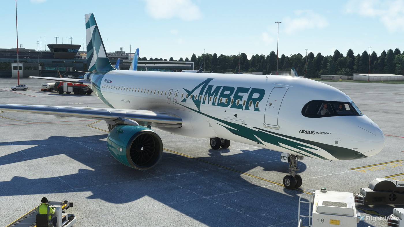 [A32NX] FlyByWire A320Neo - OK-DBZ / Amber Virtual Airlines / 4K for Microsoft Flight Simulator ...